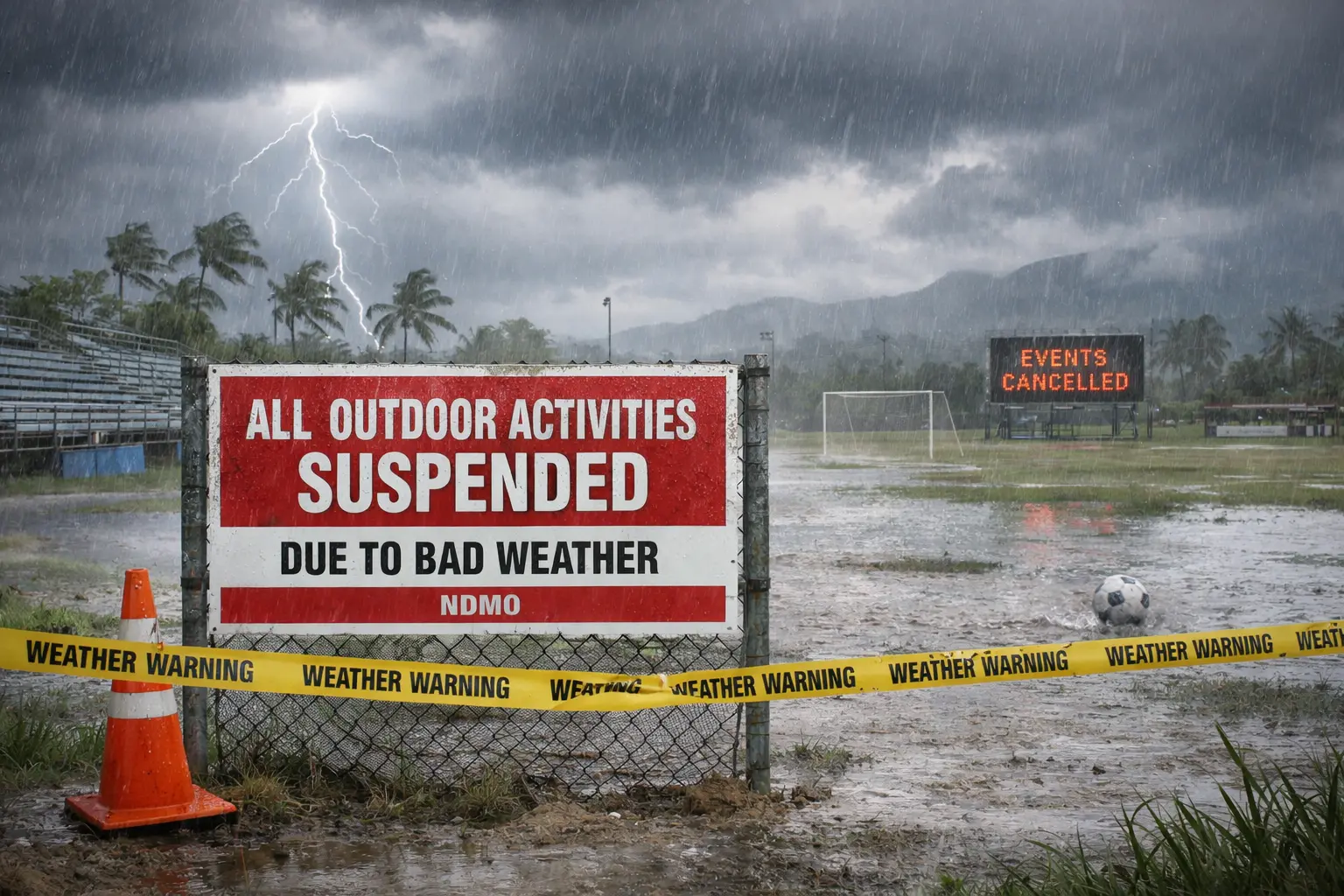 Sporting activities suspended as bad weather continues | Fiji Sun