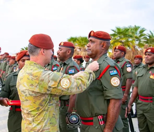 Ravonu receives international medals for service in Sinai | Fiji Sun