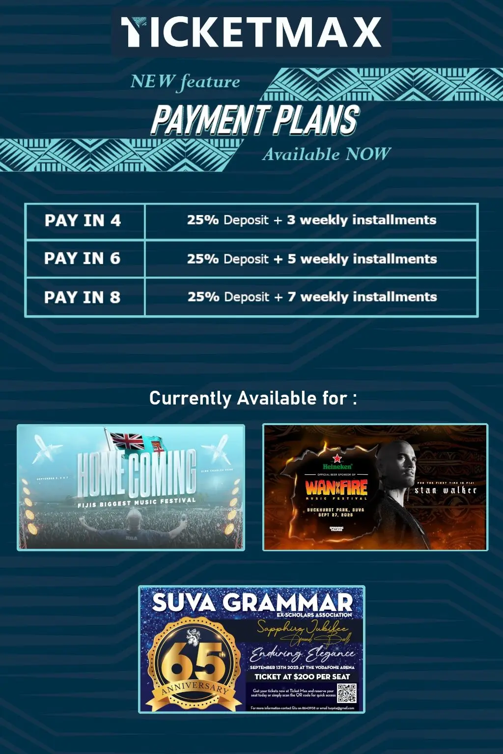 TicketMax launches new payment plan feature | Fiji Sun